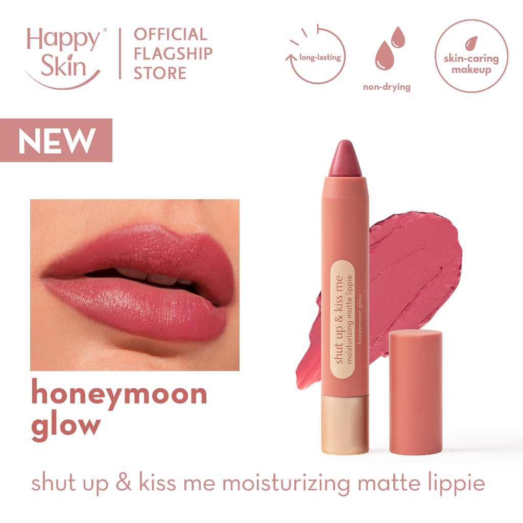 Happy Skin Shut Up and Kiss Me Moisturizing Matte Lippie | Shopee ...