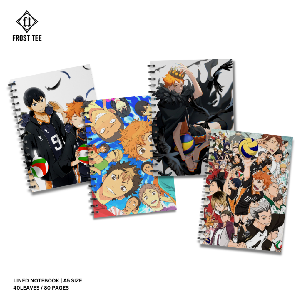 Haikyuu Karasuno Anime Notebook A5 Notebook | FROST TEE | Shopee ...