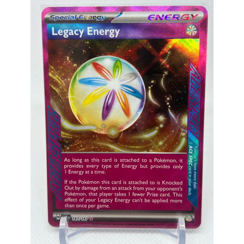 Legacy Energy - 167/167 - Ace Spec Twilight Masquerade Pokemon TCG ...