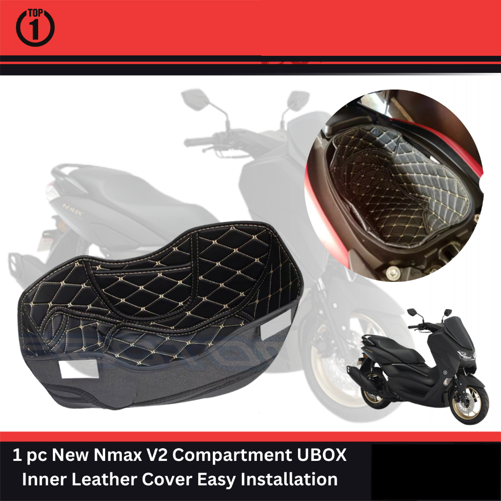 1 pc New Nmax V2 Compartment UBOX Inner Leather Cover Easy Installation ...