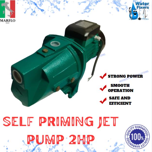 MARFLO ITALY SELF PRIMING JET PUMP BOOSTER 2HP 1.5KW | Shopee Philippines