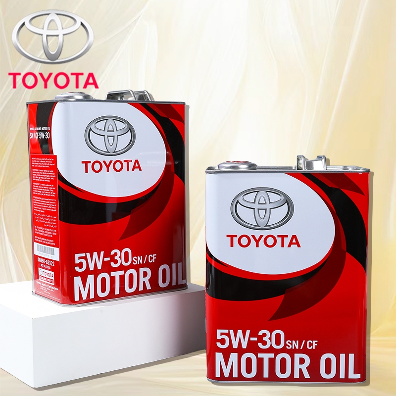 JAPAN Toyota Oil 5w-30 API SN/CF 4L Genuine Fully Synthetic Gasoline ...