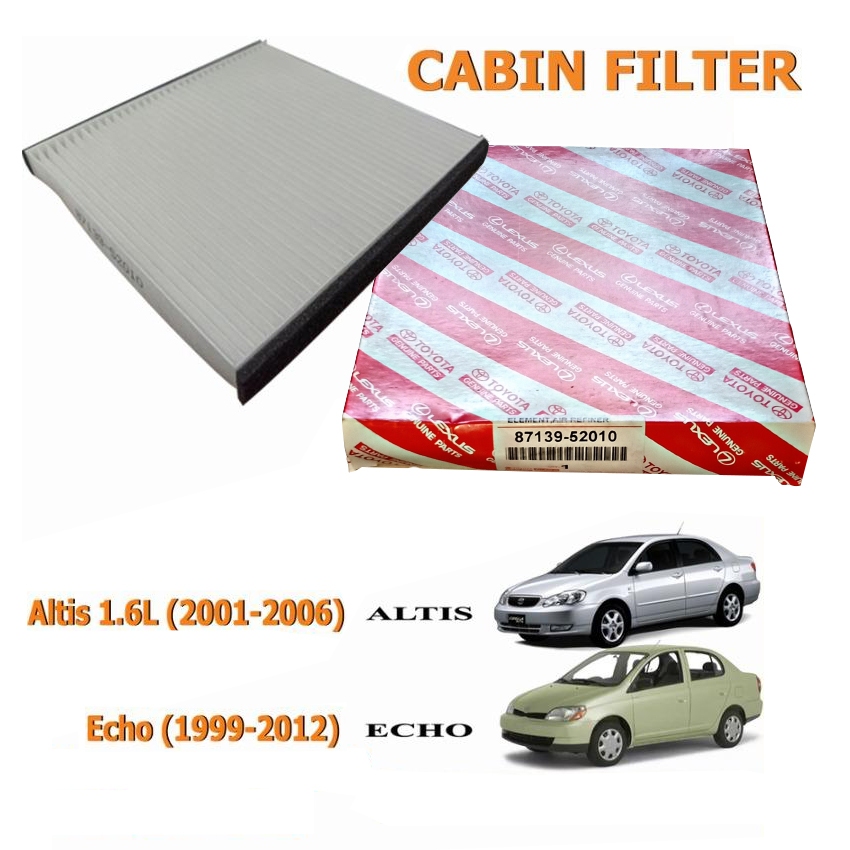 87139-52010 Cabin Filter Fitted for Toyota Corolla Altis 1.6L ( 2001 ...