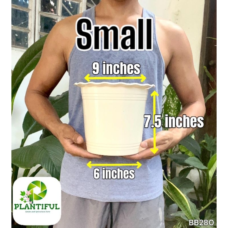 Wavy Flower Pots for Sale | Classy | Durable | Rubberized. Great for ...