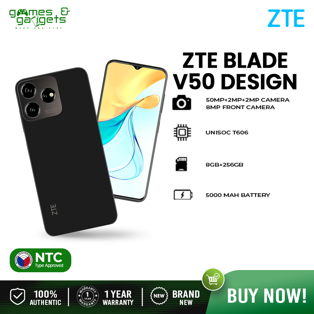 Zte Blade V50 Design 8Gb+256Gb | Shopee Philippines