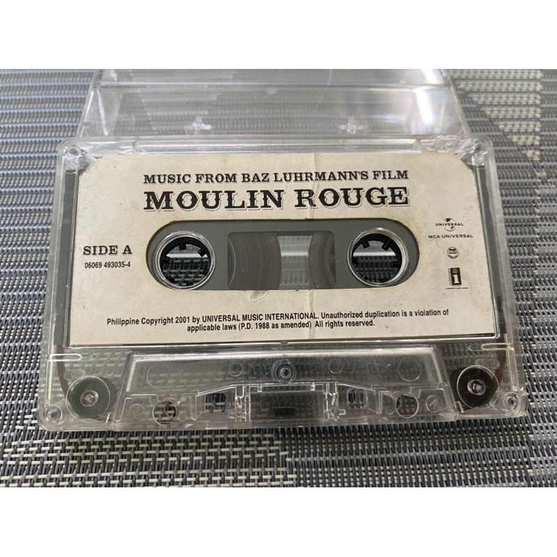 Moulin Rouge ! Ost Soundtrack Movie - Original Music Album Cassette ...