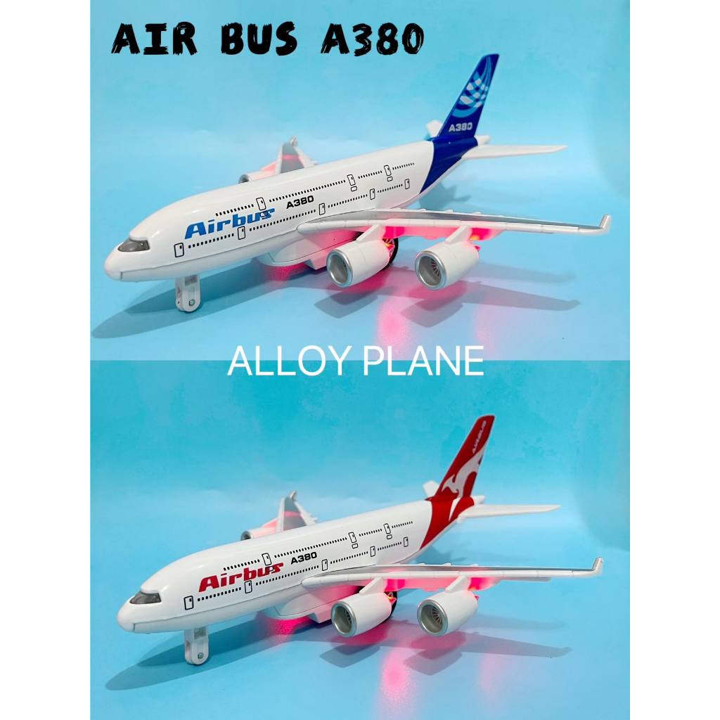*alloy toy*AIR BUS A380 ALLOY DIE CAST PLANE MODEL A680-6 | Shopee ...