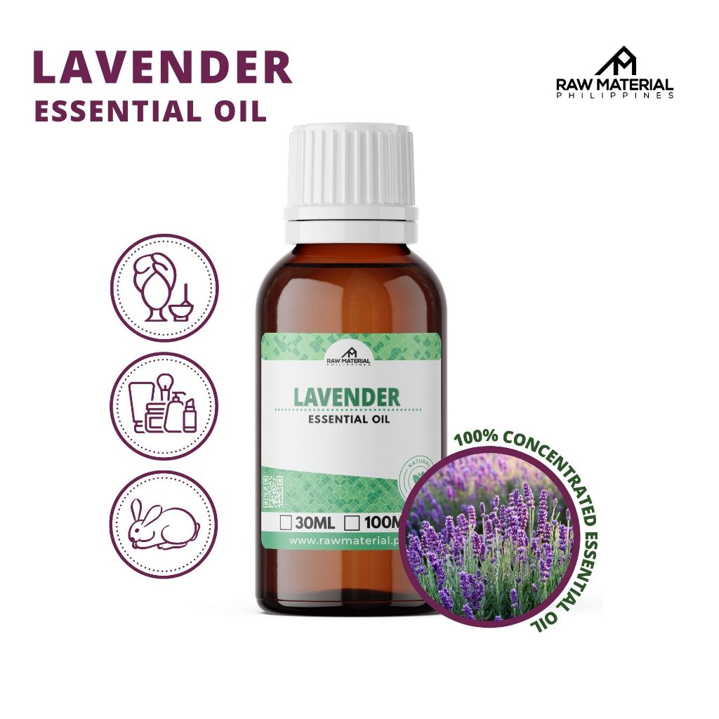 Lavender Essential Oil Premium Natural for Aromatherapy (30mL & 100mL ...