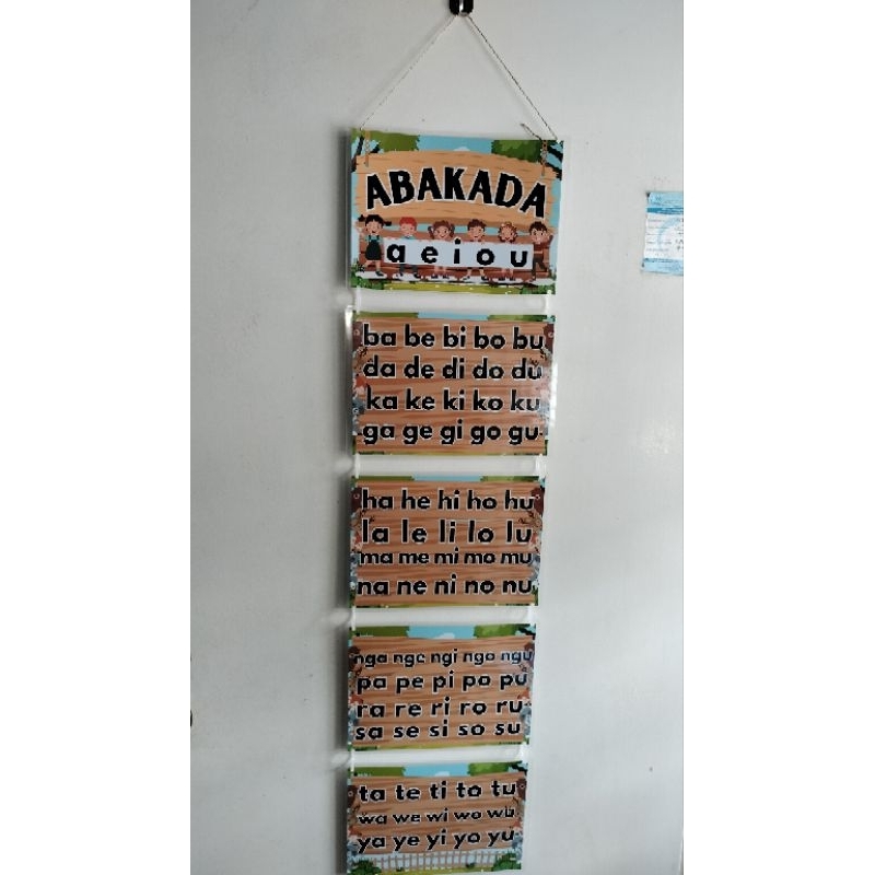 ABAKADA hanging Chart Laminated | Shopee Philippines ABAKADA hanging Chart Laminated | Shopee Philippines