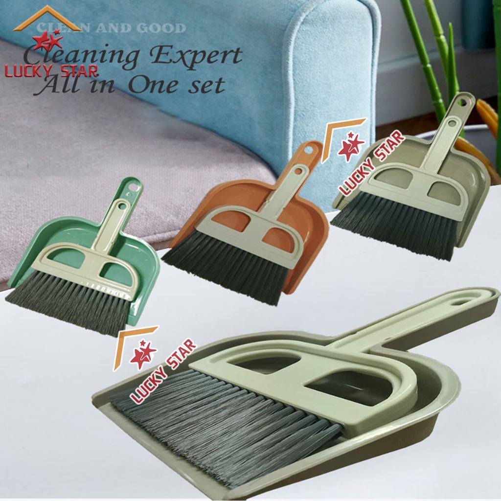 TZJ-6117 Table Broom With Dustpan Set Mini Cleaning Sweep Broom Table ...