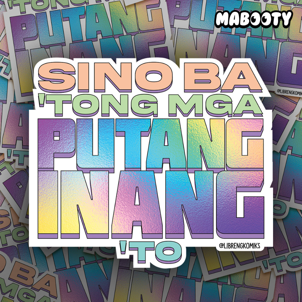 SINO BA 'TO - BESTSELLER Waterproof / Hologram Mabooty Sticker | Shopee ...