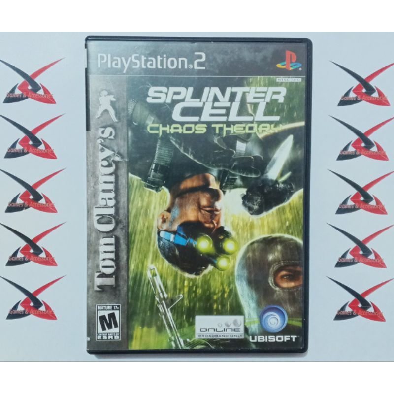 PS2 PlayStation 2 Game Splinter Cell Chaos Theory NTSC U/C | Shopee ...