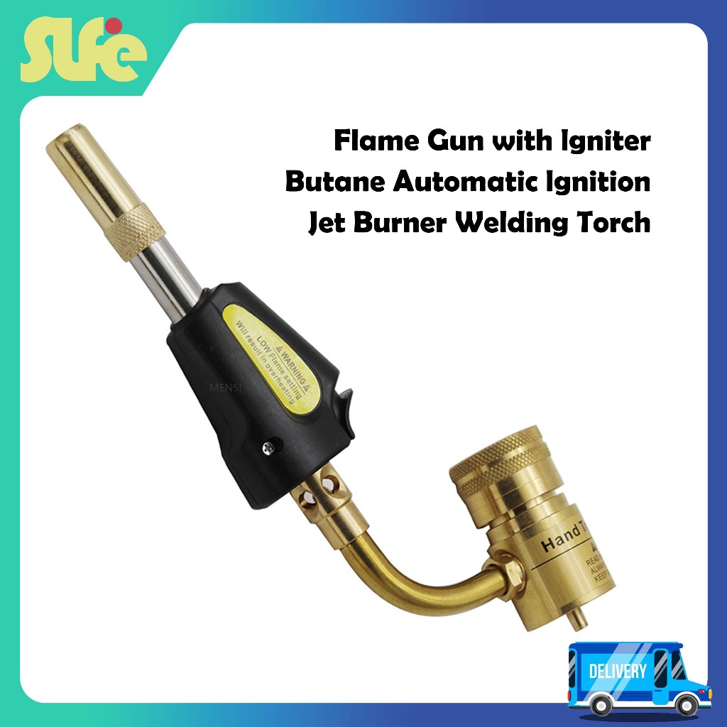 MAPP Gas Torch Blowing flame gun with igniter butane automatic ignition ...