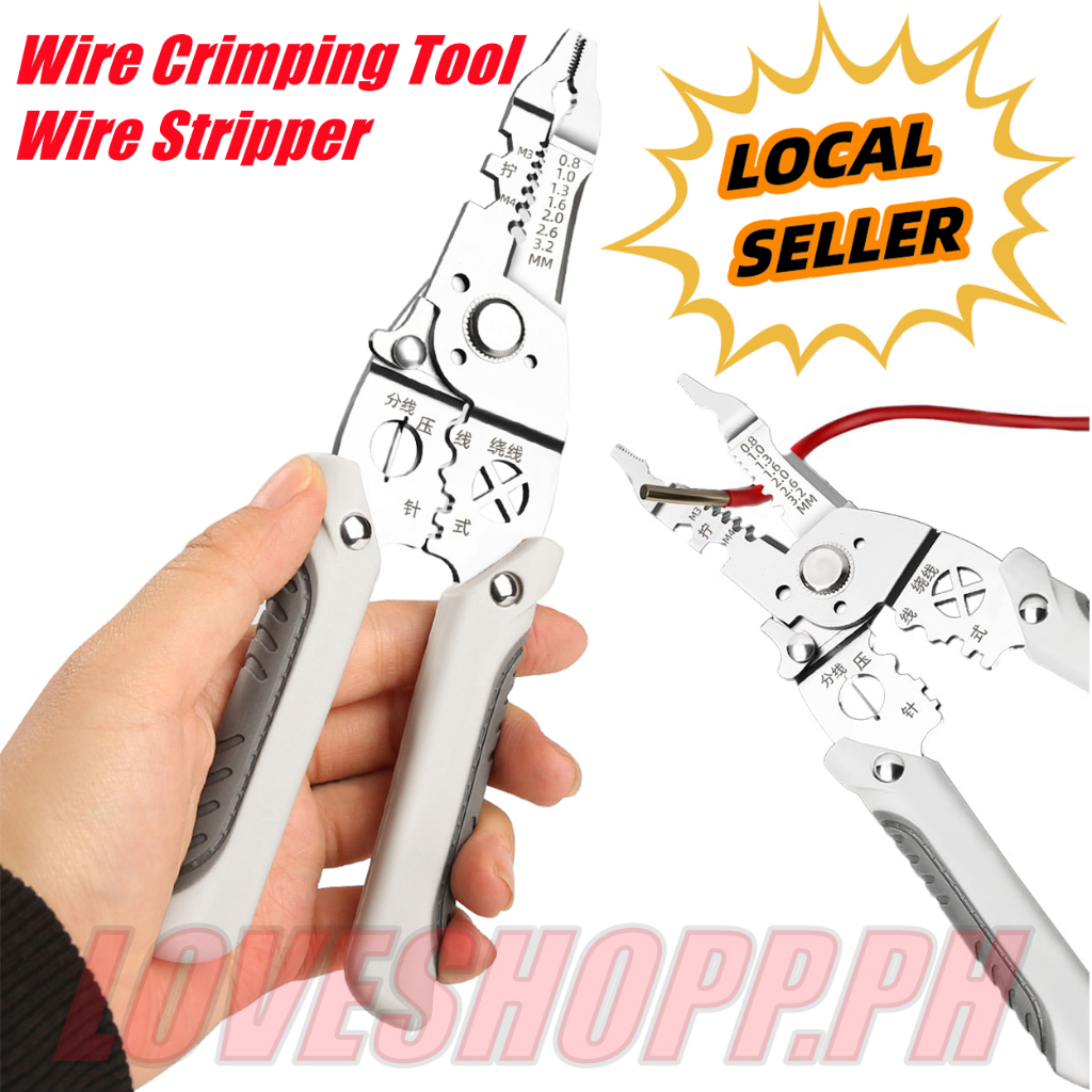 Multi Tool Wire Cutter,Wire Crimper, Stripper and Bolt Cutter Multi ...