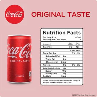 Coca-Cola Original Taste Mini Cans 180ml - Pack of 12 | Shopee Philippines