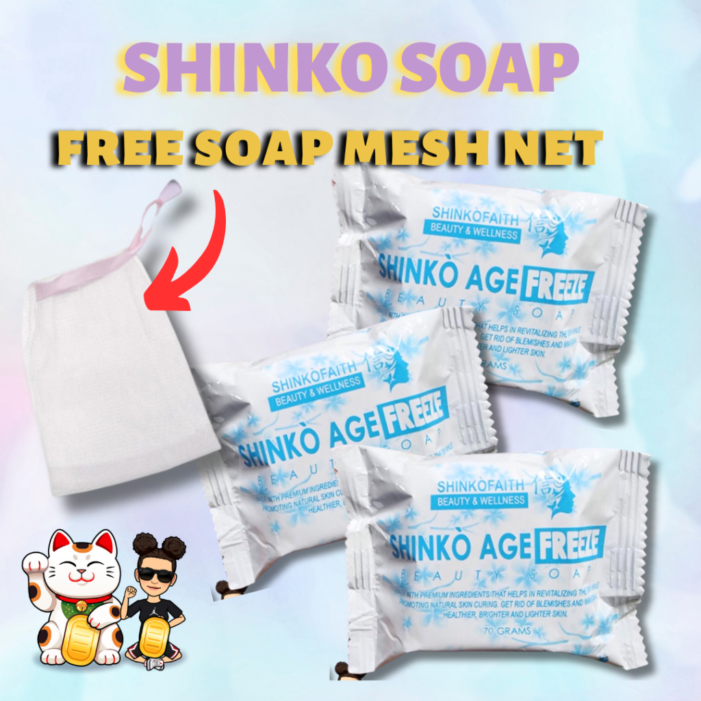 SHINKO Age Freezing Soap 3 FOR 129 ONHAND | Shopee Philippines
