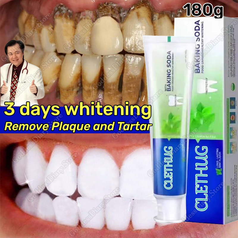 Whitening Peppermint Baking Soda Toothpaste Food Graded Healthy Family ...