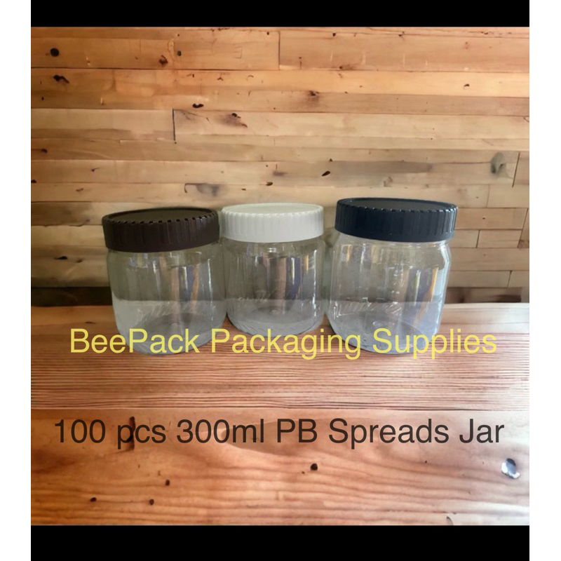 100pcs 300 ML PB Jar Spreads Jar | Shopee Philippines