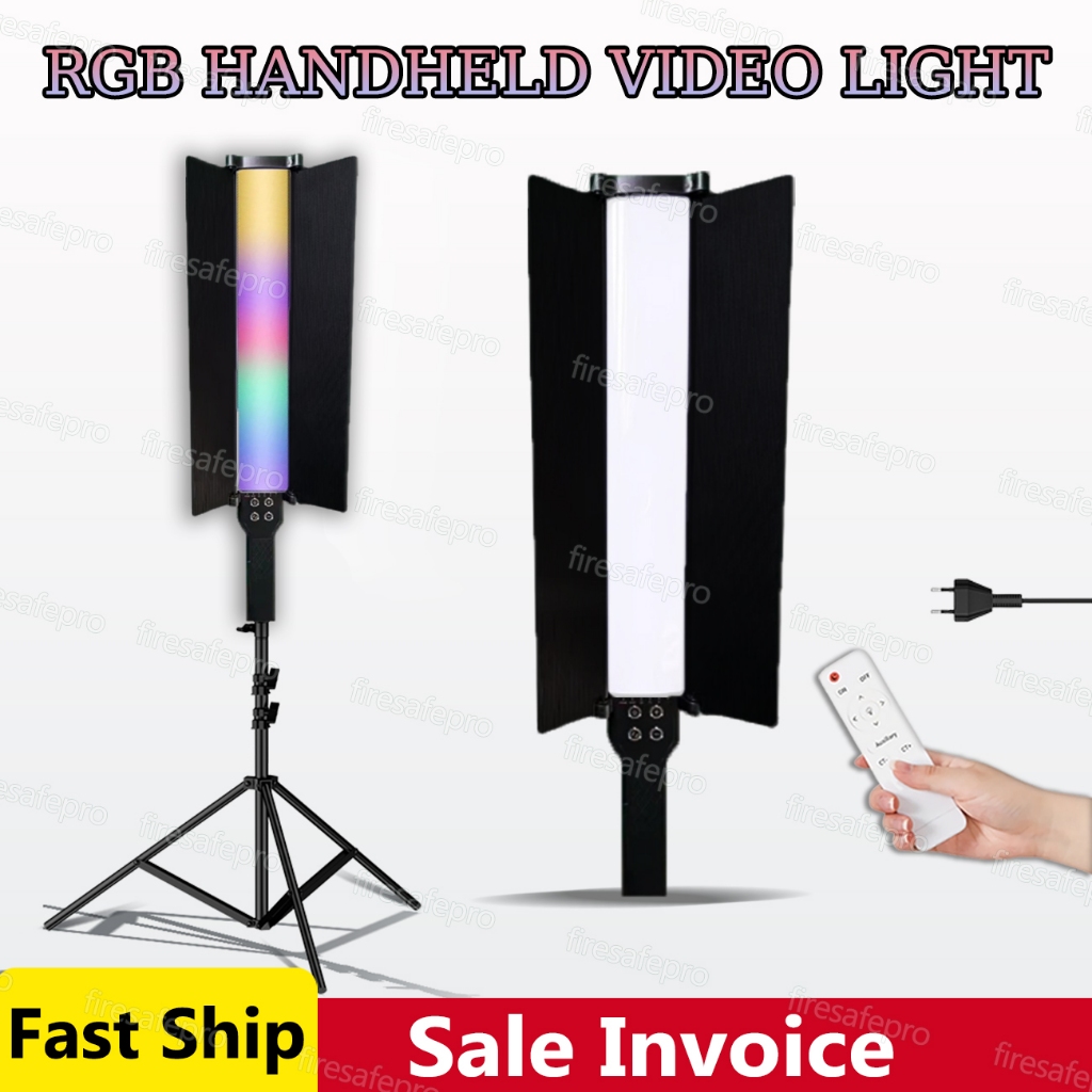 Handheld LED Video Light Stick With Baffle Photography Light Magnetic ...