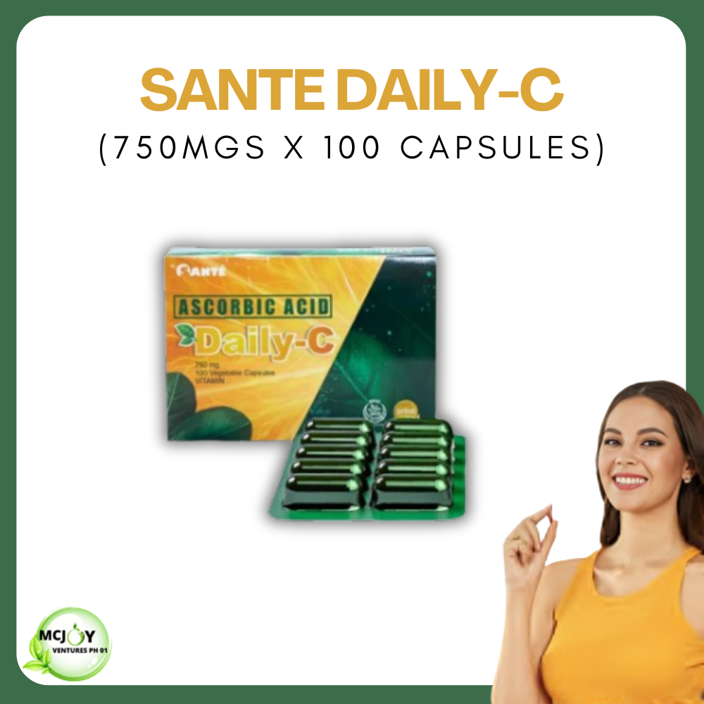 SANTE BARLEY DAILY C Plus Zinc Non Acidic Vitamin C 750 mg contains 100 ...