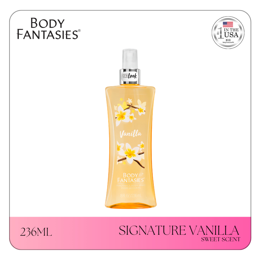 Body Fantasies Signature Vanilla Body Spray 236ml | Shopee Philippines