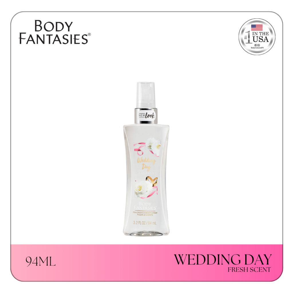Body Fantasies Signature Wedding Day Fantasy Body Mist 94ml | Shopee ...