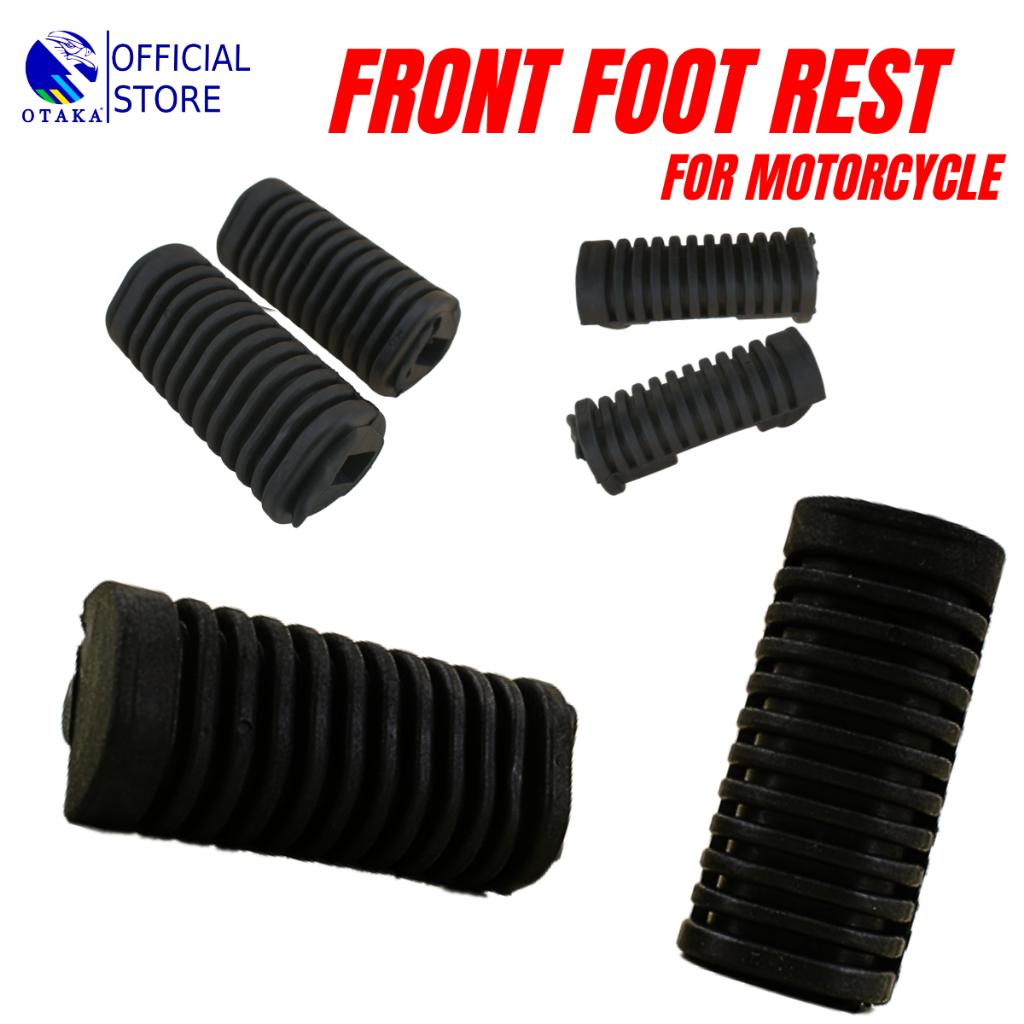 OTAKA FRONT FOOT REST (RUBBER) FOR XRM / TMX / CT100 | Shopee Philippines