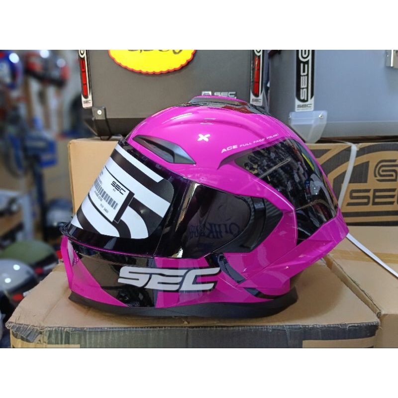 SEC ACE GAS FULL FACE DUAL VISOR | Shopee Philippines