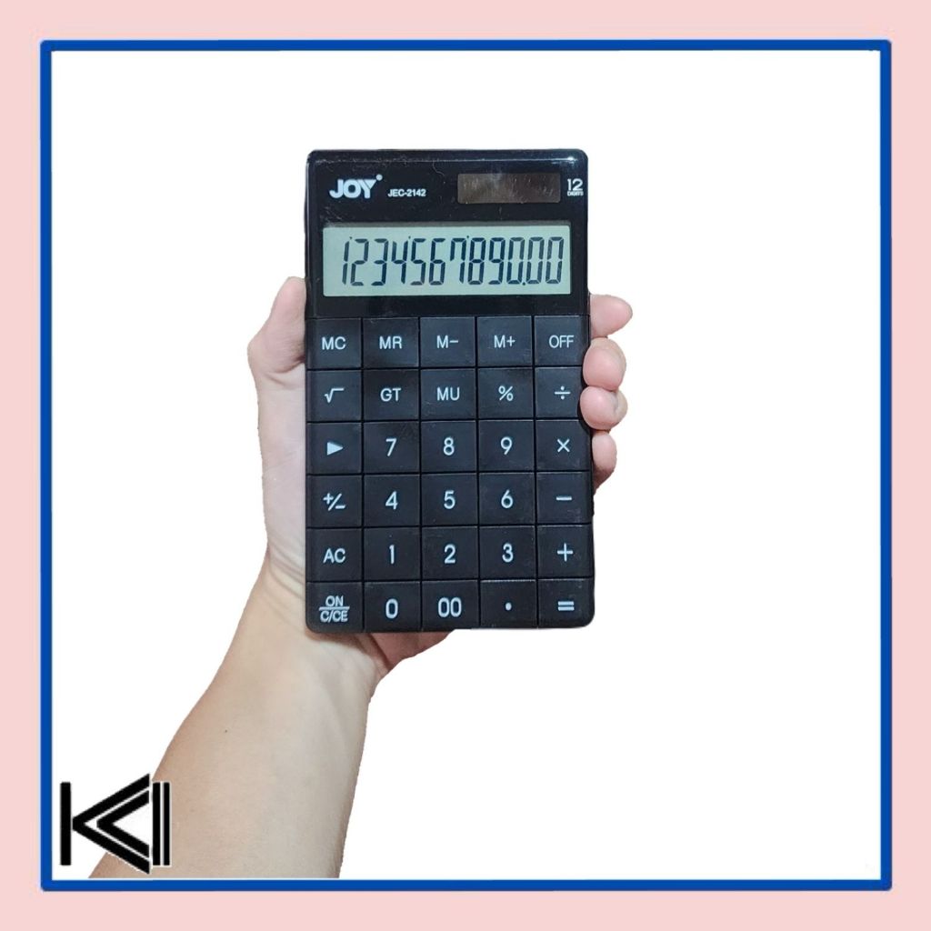 Joy 12 Digits Electronic Calculator JEC2142 | Shopee Philippines