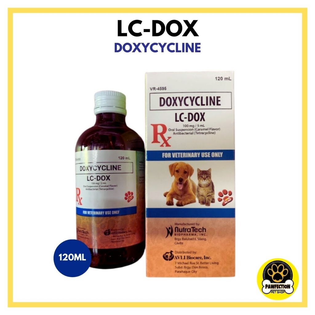 LC-DOX Suspension Antibacterial for dogs and cats 120ml | Shopee ...