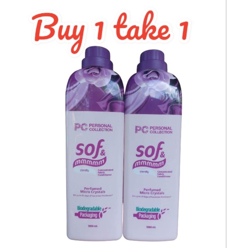 Sof Fabcon 1Liter Buy 1 take 1 Personal collection | Shopee Philippines