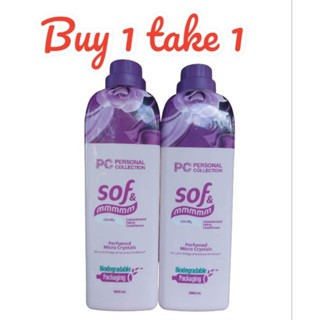 Sof Fabcon 1Liter Buy 1 take 1 Personal collection | Shopee Philippines