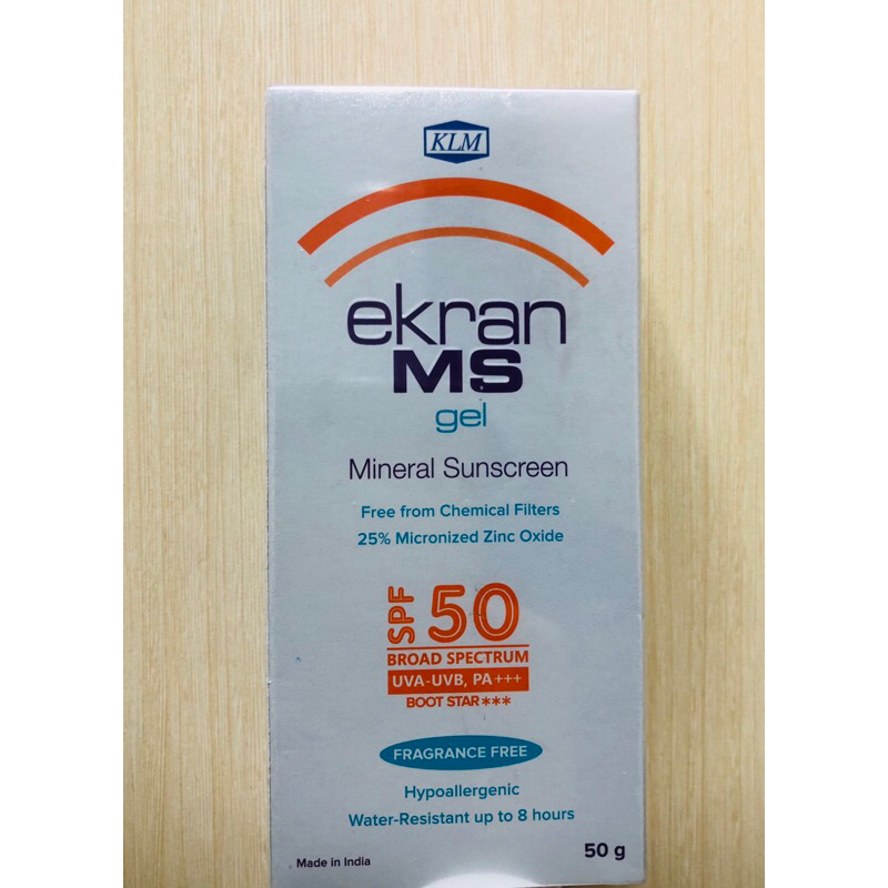 Ekran MS Mineral Sunscreen New Stocks | Shopee Philippines