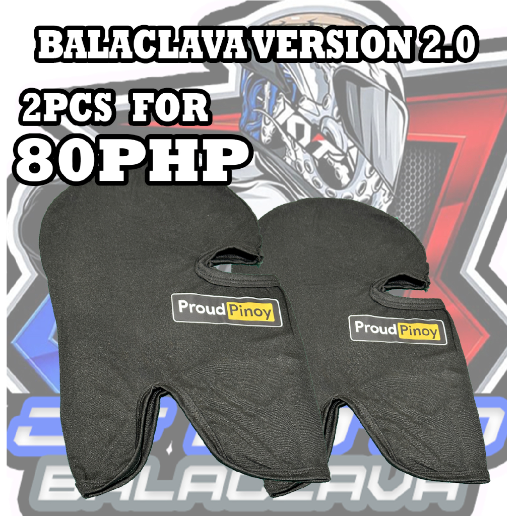 2pcs for 80php PROUD PINOY Logo Motorcycle Helmet FULL Face Cover ...
