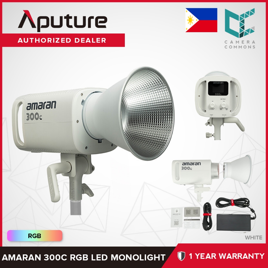 Aputure Amaran 150c 300c RGB LED Monolight 150W Studio Lighting Full RGB Color Control | Shopee ...