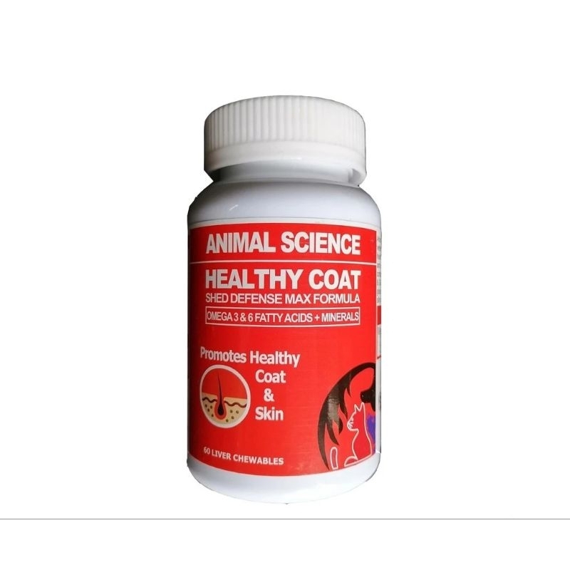 Healthy Coat Chewable (Animal Science) Tablets 1 bottle. | Shopee ...