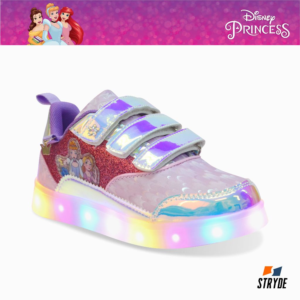 Disney Princess LED Shoes for Kids Girls Renette | Shopee Philippines