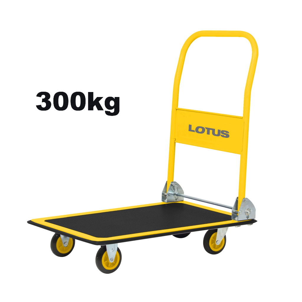 Lotus 300KG Steel Foldable Platform Hand Truck Hand Push Cart Folding ...