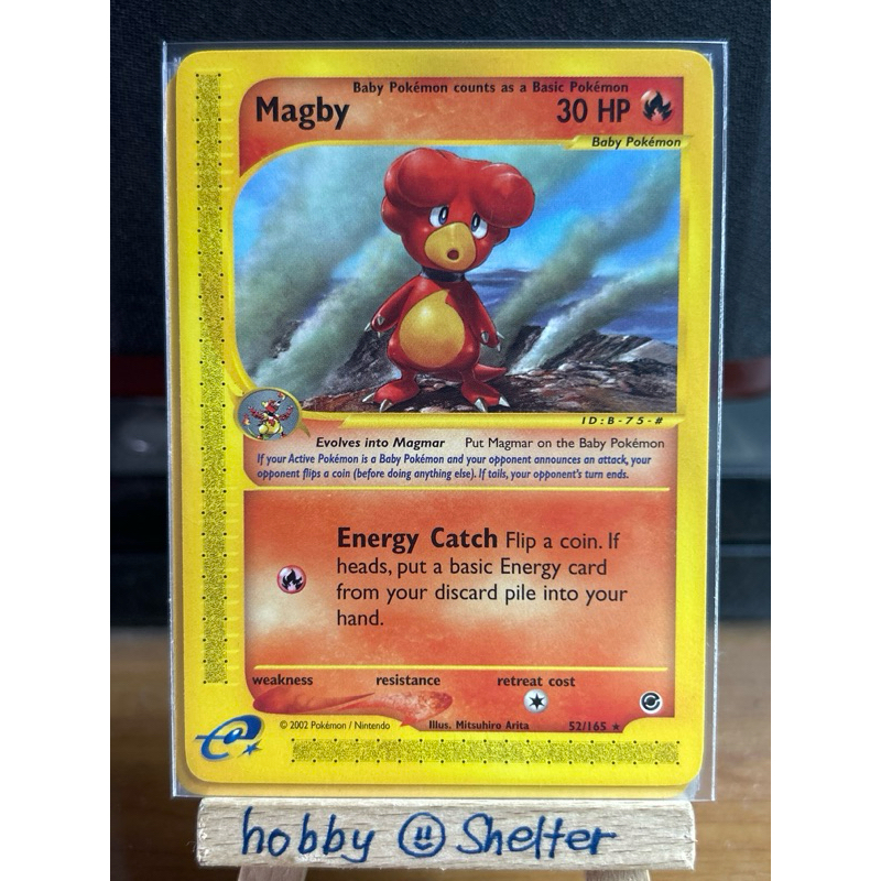Magby (Rare 52/165) - Expedition Pokemon Trading Card Game TCG | Shopee ...