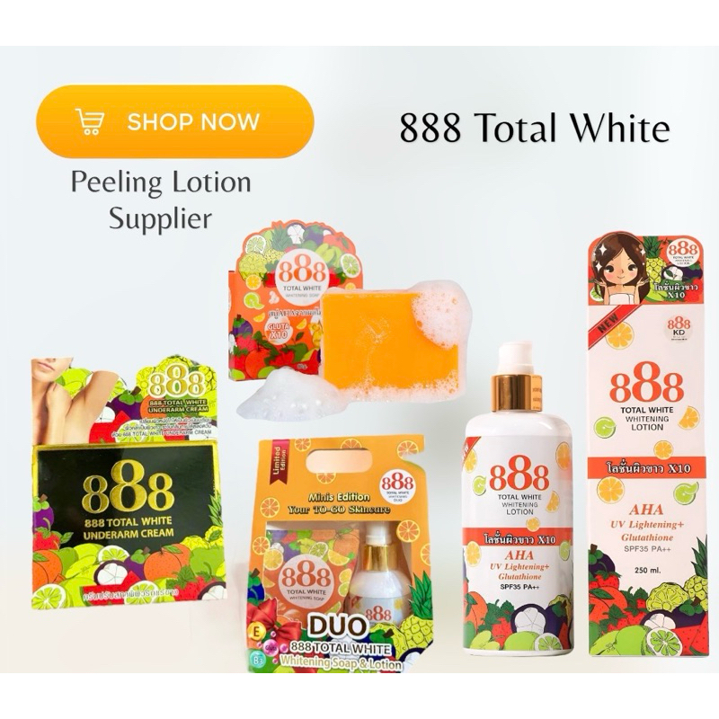888 Total White Underarm Whitening Cream | Shopee Philippines