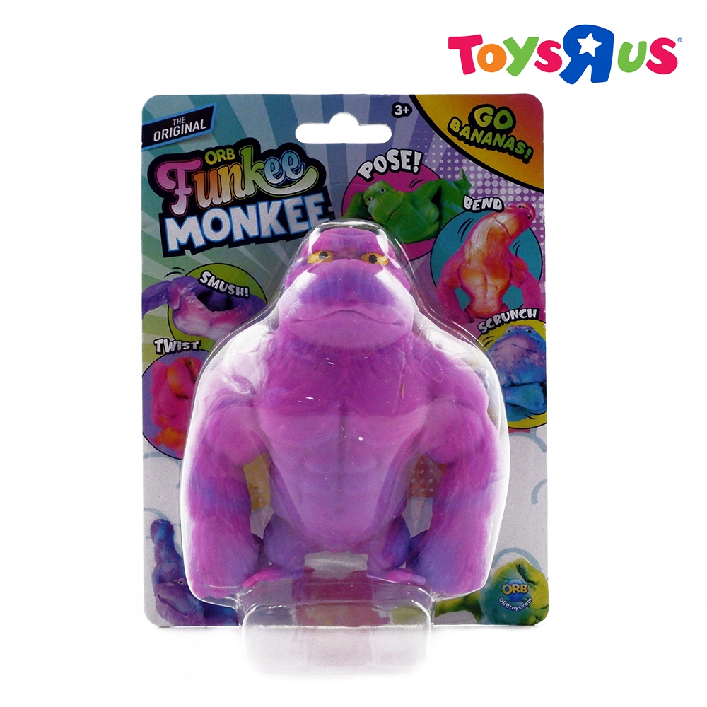 The Original Orb Funkee Monkee Mega Squishy Toys Go Bananas! - Purple ...