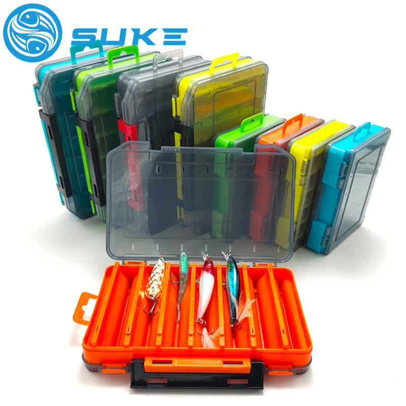 SUKE Large-Capacity Fishing Bait Storage Box Double-Layer Portable ...