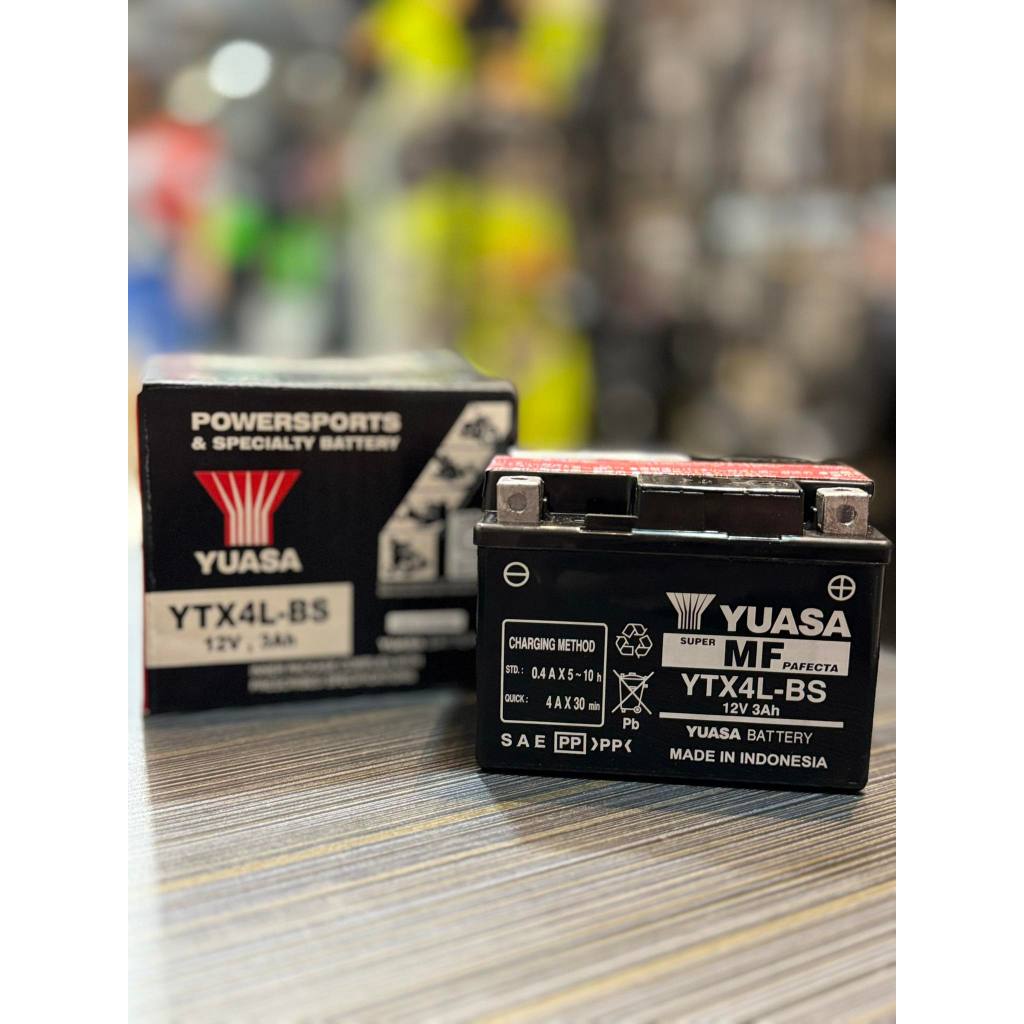 ORIGINAL YUASA BATTERY YTX4L-BS / YT5A / YTZ6V / YTZ7V | Shopee Philippines