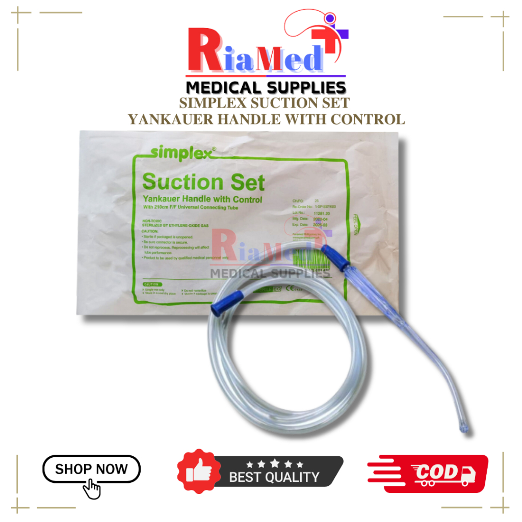 SIMPLEX Suction Set Yankauer handle with control | Shopee Philippines