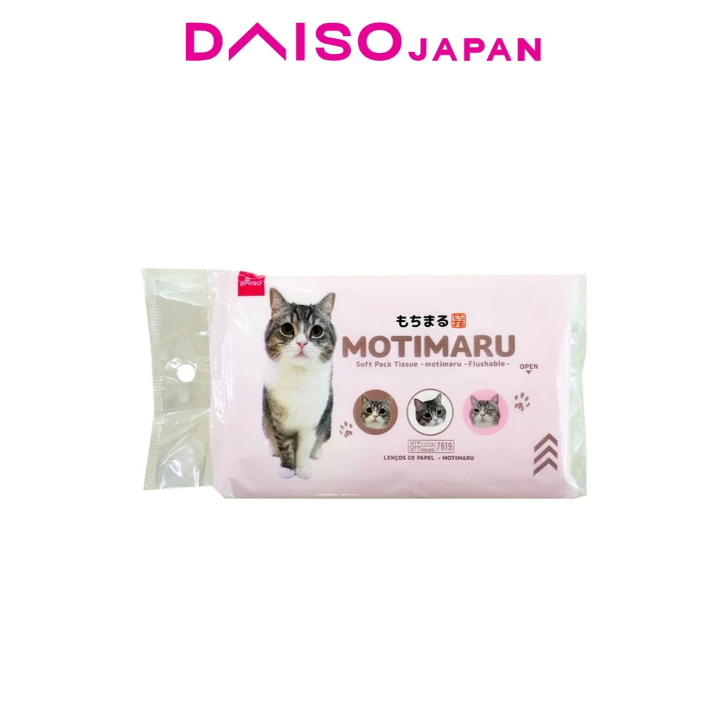 Daiso Motimaru Flushable Soft Pack Tissue | Shopee Philippines