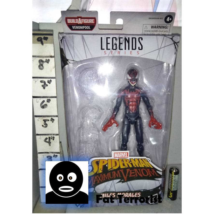 FT ML Marvel Legends Venomized Miles Morales BIB | Shopee Philippines