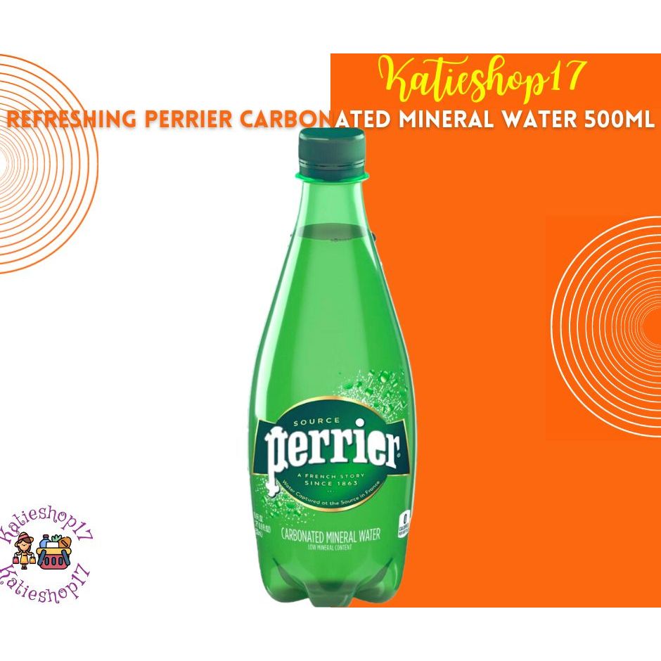 Refreshing Perrier Carbonated Mineral Water 500mL | Shopee Philippines