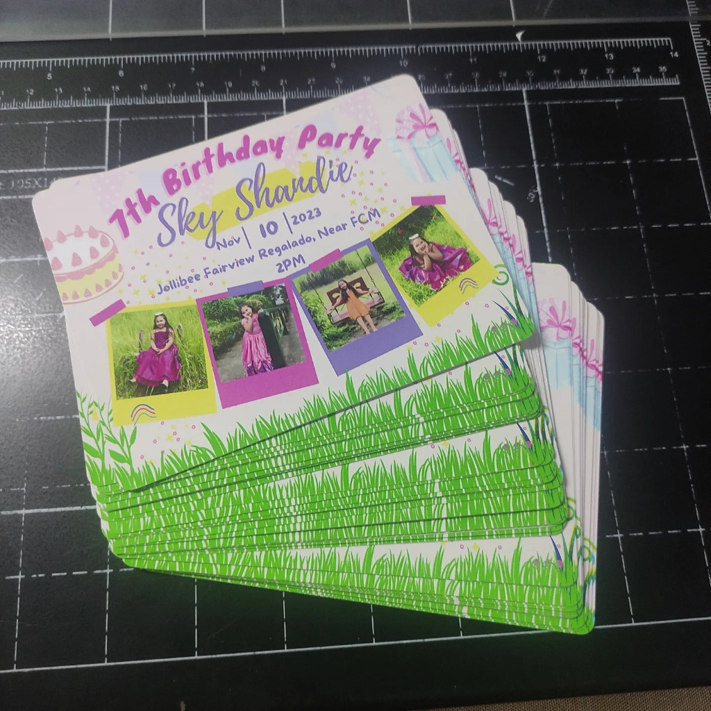 INVITATION CARD PRINTING (VELLUM,MATTE,GLOSSY) | Shopee Philippines