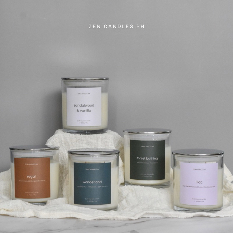 Soy Wax Scented Candle | Gifts & Souvenirs | Zen Candles Ph | Shopee ...