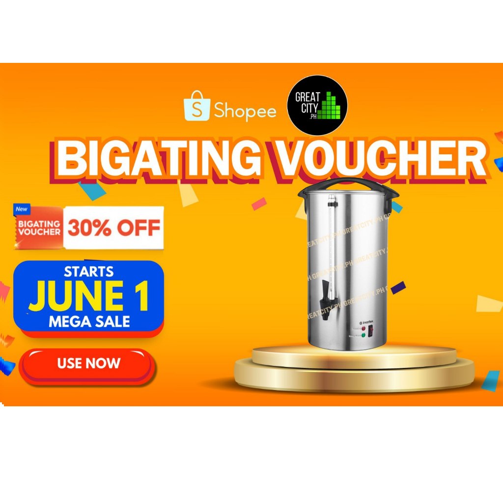 Imarflex ORIGINAL IWB-1000S Water Boiler 10L (Stainless) | Shopee ...